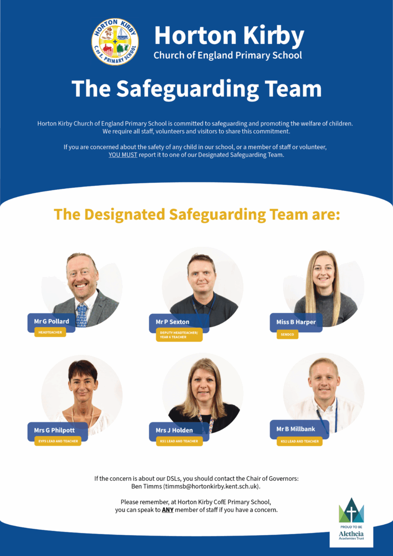 Safeguarding and Child Protection at Horton Kirby Primary School
